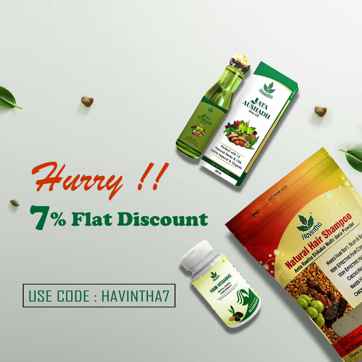 Natural Skin, Hair and Health Care Products - Havintha